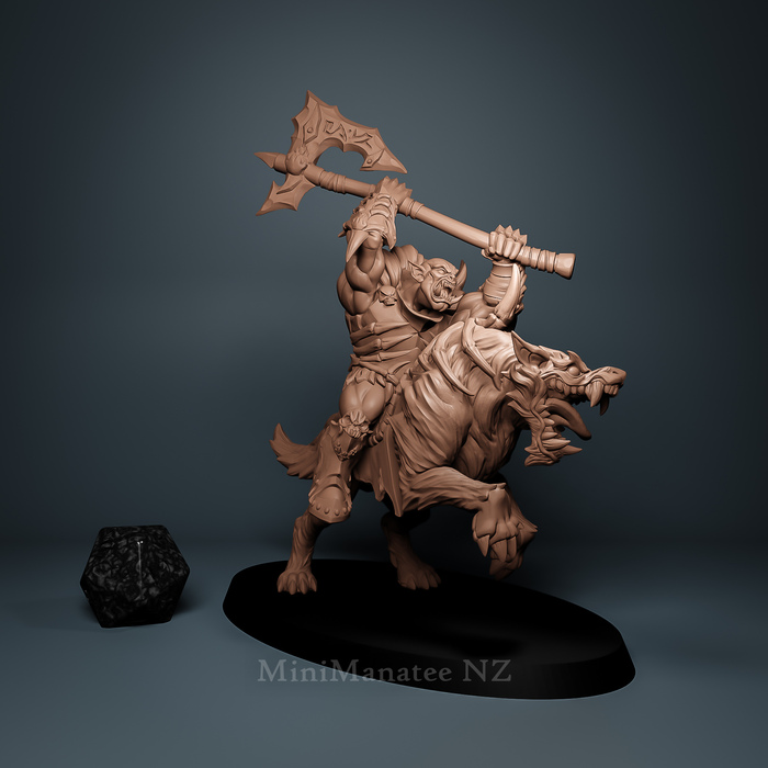 Artisan Guild: Frostmetal Clan: Worg Rider 1 :: Mini Manatee New Zealand