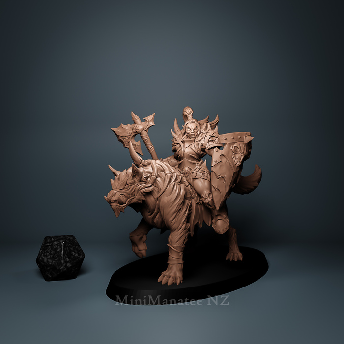 Artisan Guild: Frostmetal Clan: Worg Rider 3 :: Mini Manatee New Zealand