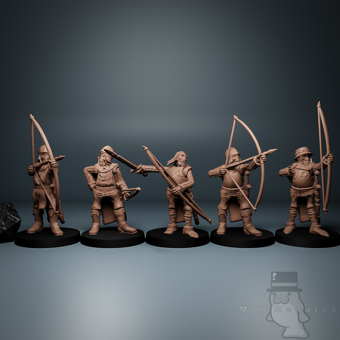 Stormforge Mini's: Zombies: Archers (11 models) :: Mini Manatee New Zealand