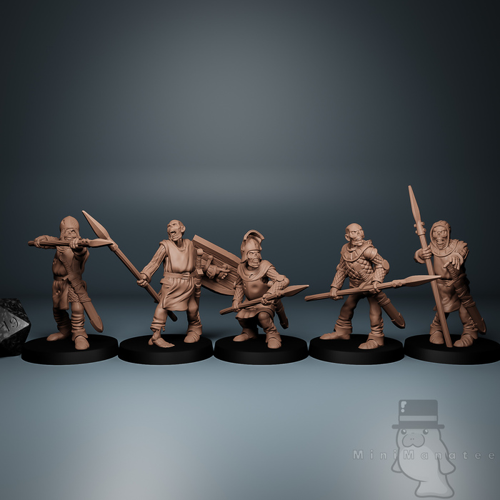 Stormforge Mini's: Zombies: Spearmen (11 models) :: Mini Manatee New ...
