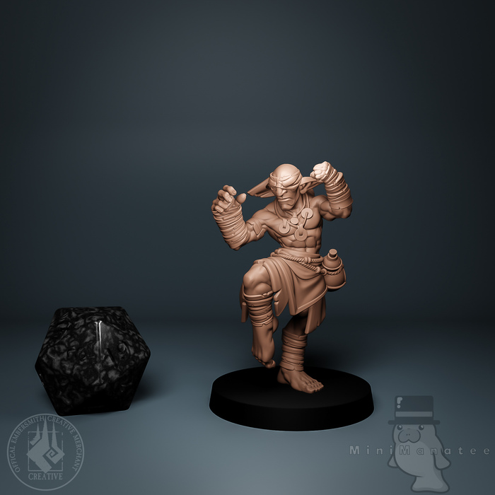 Monk: Goblinz: Ember Smith Creative :: Mini Manatee New Zealand