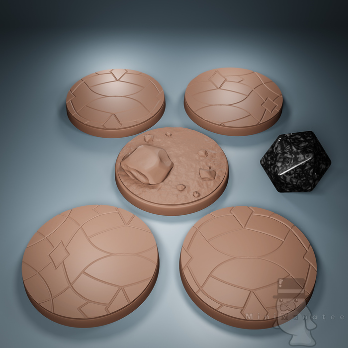 Various 32mm Bases - Imagine Minis :: Mini Manatee New Zealand