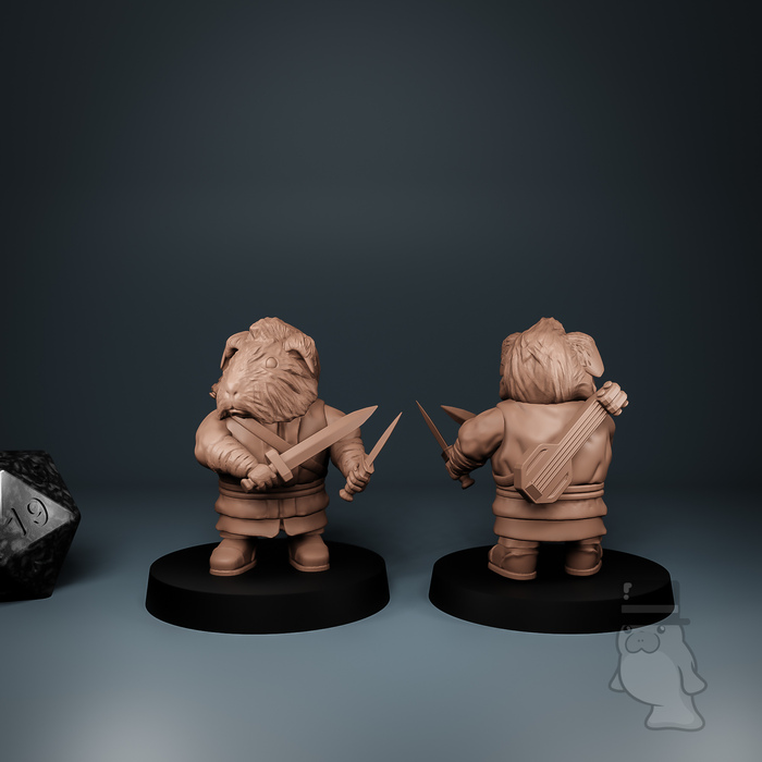 Guinea Bard Fighter - The Cavy Kingdom - The Cavy Forge :: Mini Manatee ...