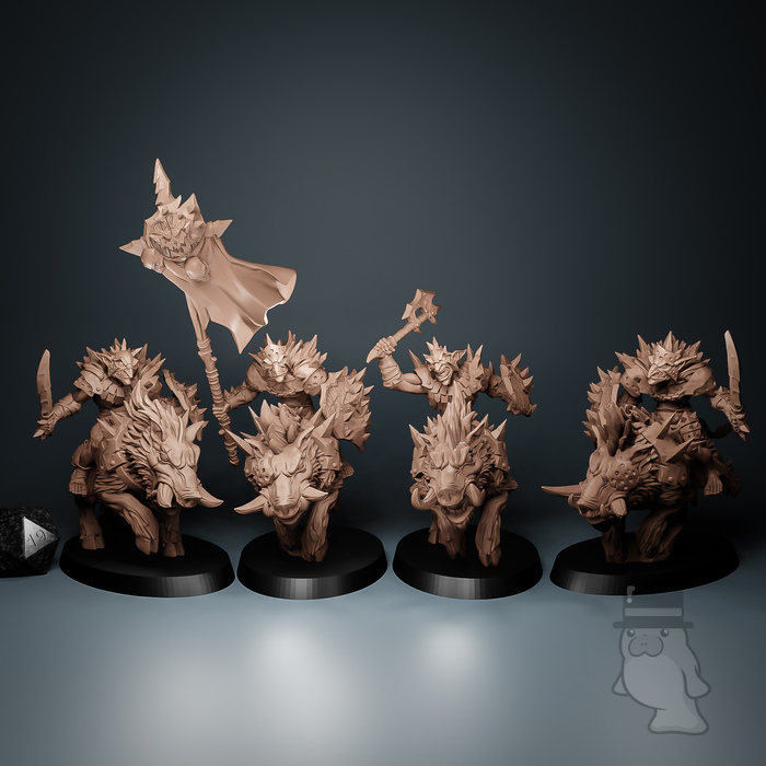 Razorbeast Riders - Blackrazor Hobgoblins - Artisan Guild :: Mini ...