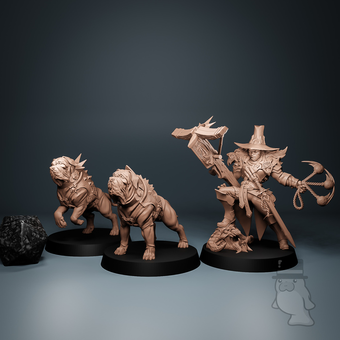 Trisha the Houndmaster - Requiem Demon Hunters - Artisan Guild :: Mini ...