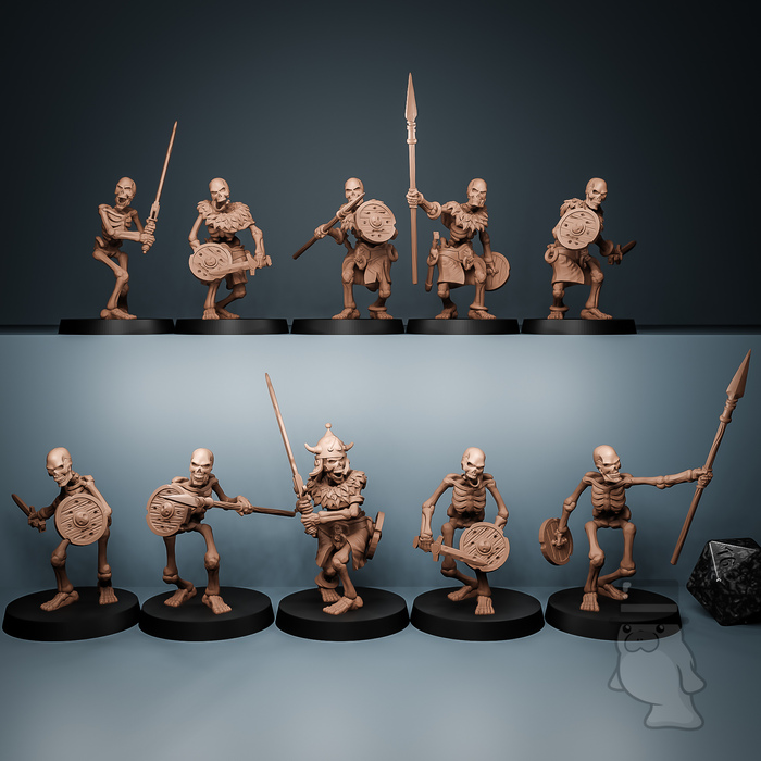 Warriors - Skeletons - Stormforge Miniatures :: Mini Manatee New Zealand
