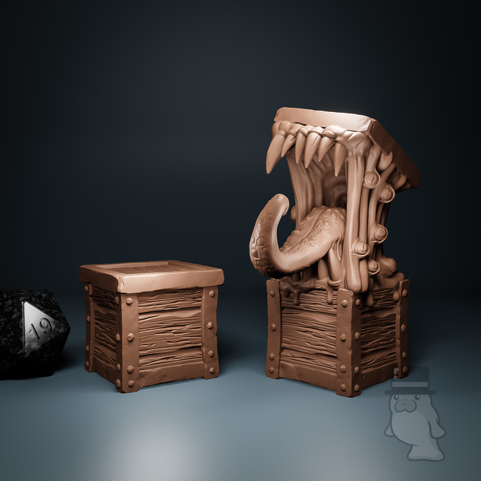 Crate Mimic - Mimic Nightmares - Black Skull Studio :: Mini Manatee New ...