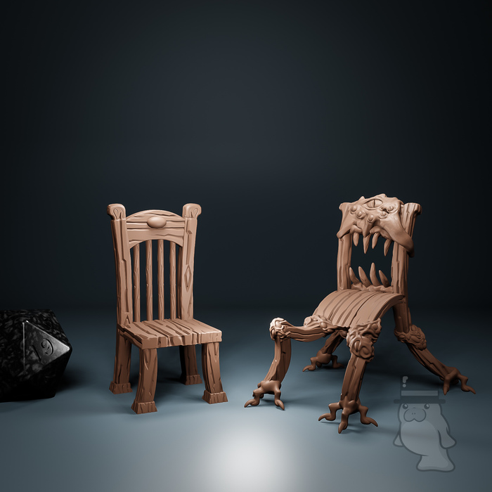Chair Mimic - Mimic Nightmares - Black Skull Studio :: Mini Manatee New ...