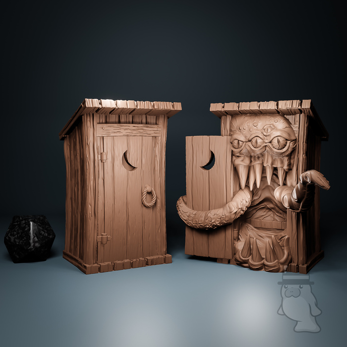 Outhouse Mimic - Mimic Nightmares - Black Skull Studio :: Mini Manatee ...
