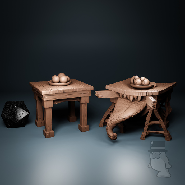 Table Mimic - Mimic Nightmares - Black Skull Studio :: Mini Manatee New ...
