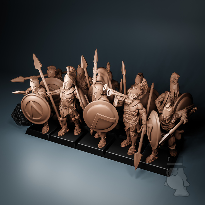 Spartan Regiment (Highly Modular) - Hellas War - Games Mythology ...