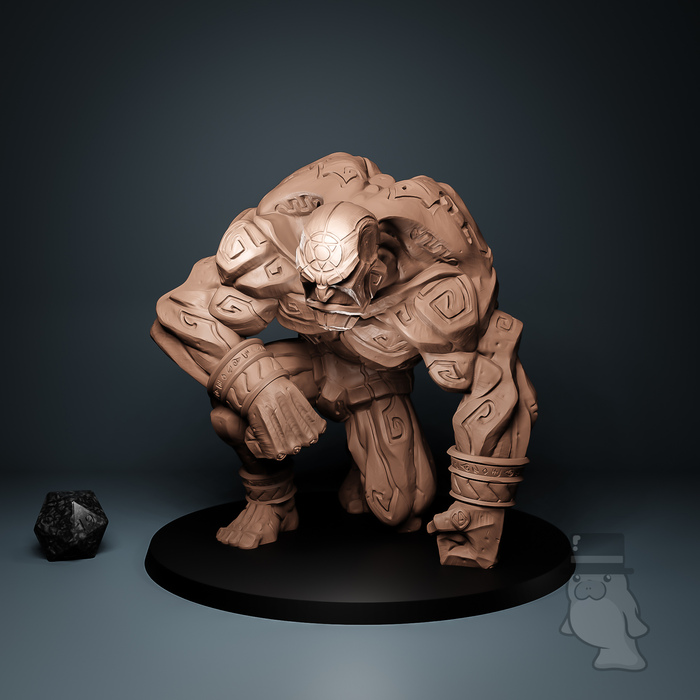 Giant Clay Golem (Kneeling) - Arcanist Guild - Artisan Guild :: Mini ...