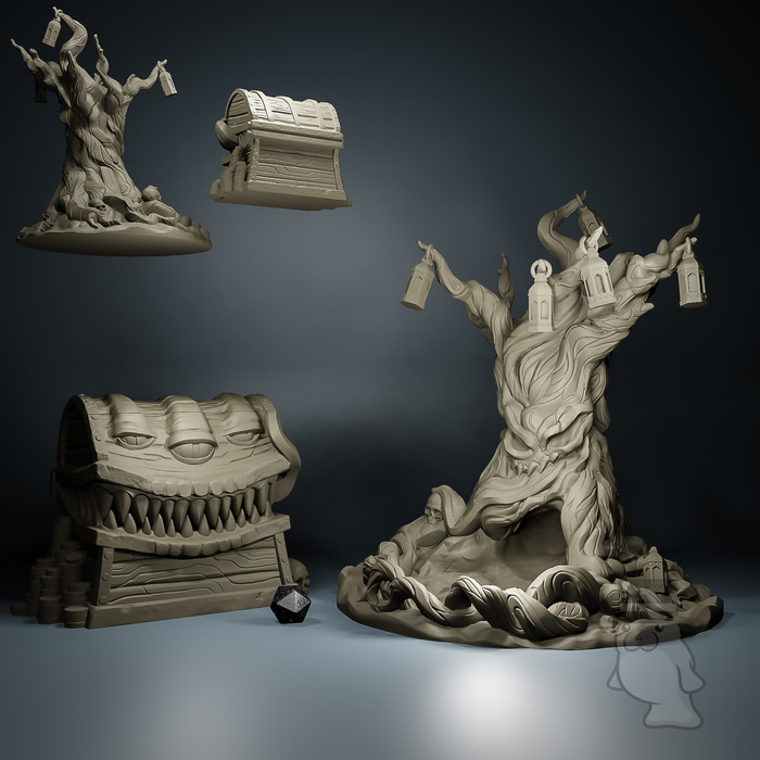 Mimic Dice Tower / Dice Box - Mythic Roll - Unchained Games :: Mini ...