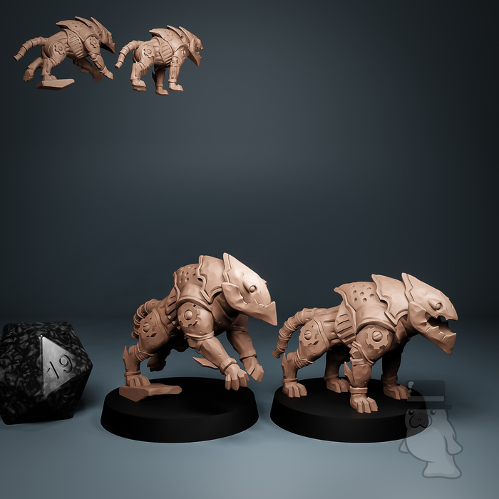 Golem Hounds - Golem Simulacra - Artisan Guild :: Mini Manatee New Zealand
