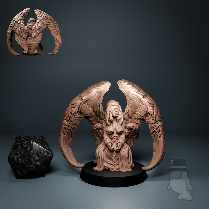 Chained Angel - Holy Order of Ash - EC3D Design :: Mini Manatee New Zealand