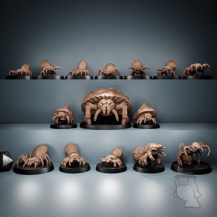 Spider Swarm Bundle - Spider Swarm - Stormforge Miniatures :: Mini ...