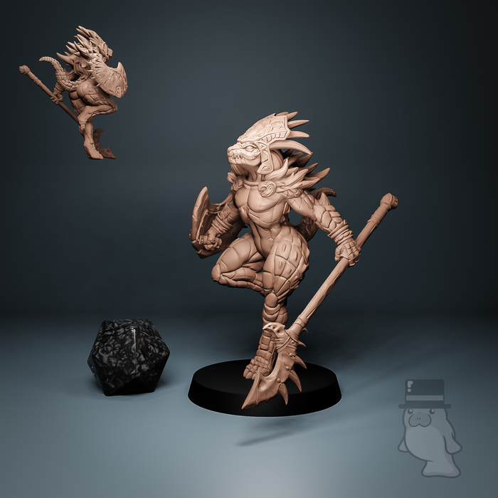 Skaala (Pinup, 2 versions) - Frostheart Lizardmen - Artisan Guild ...