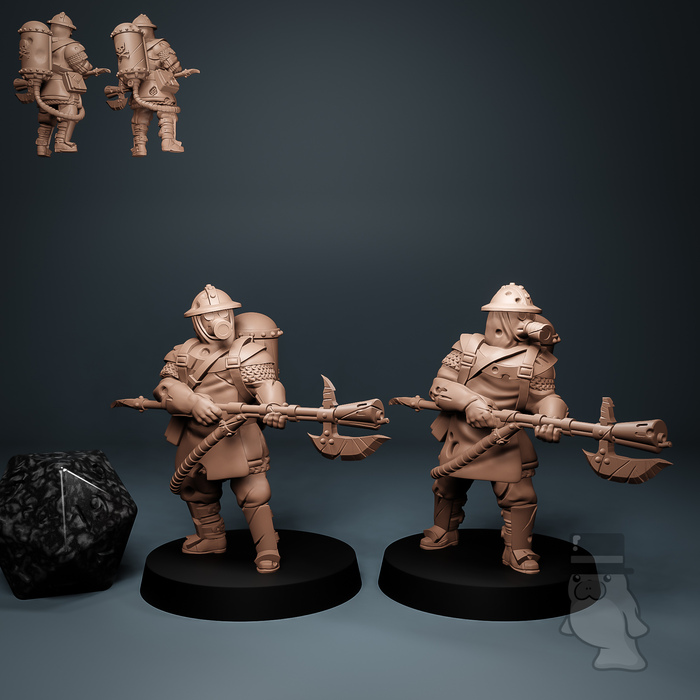 British Empire Flamethrowers - Gloom Trench - Fickle Dice Games :: Mini ...