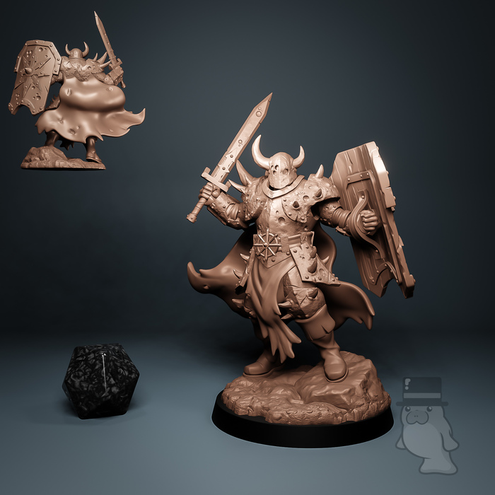 Exalted Champion of Decay (32mm Scale) - Blood and Skulls - Nocturna ...