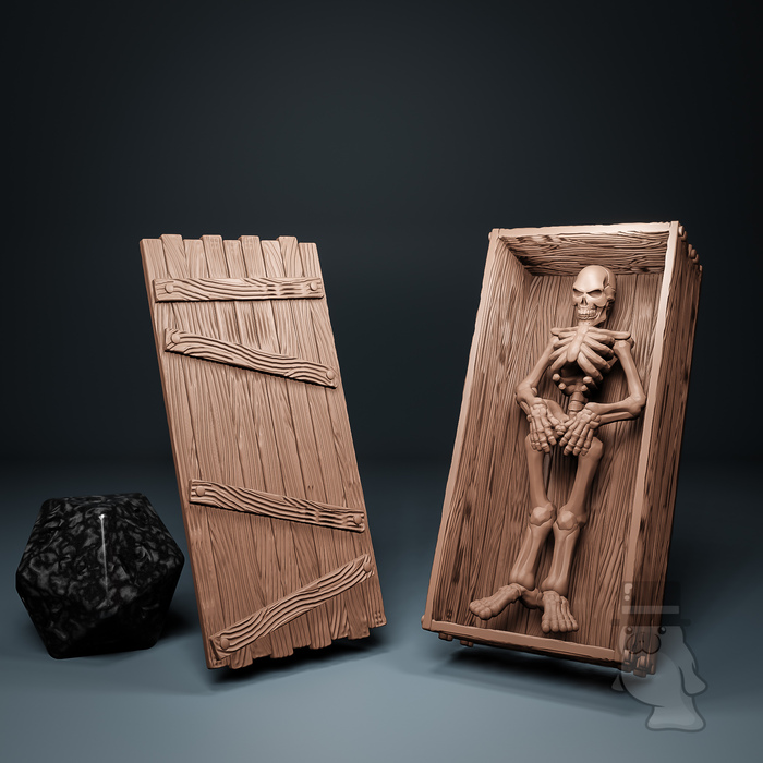 Skeleton Casket - Skeleton Scatter - Stormforge Miniatures :: Mini ...