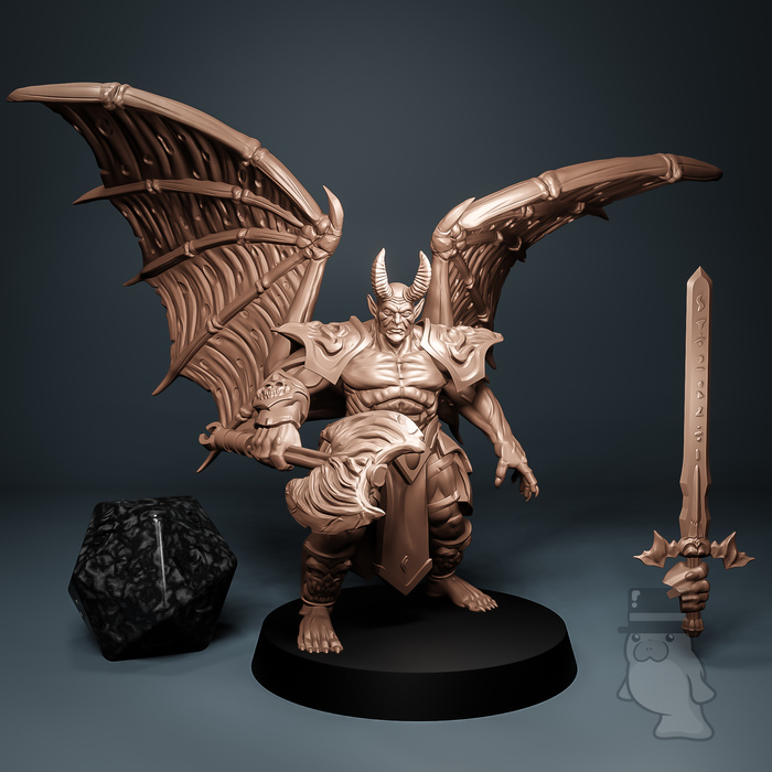 Demon Lord Ezzaroth - Dark Ascendancy - Saga Minis :: Mini Manatee New ...