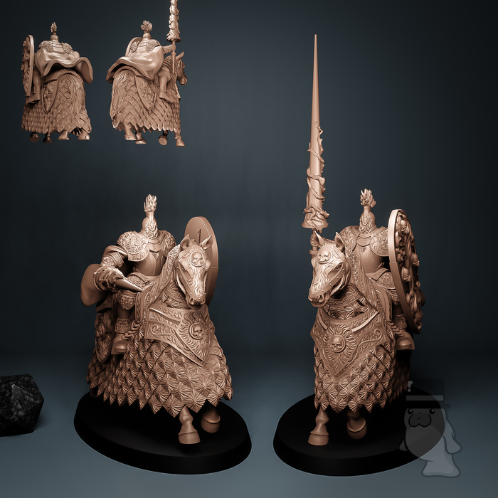 Oakenguard Elite Duelist - Dark Ascendancy - Saga Minis :: Mini Manatee ...