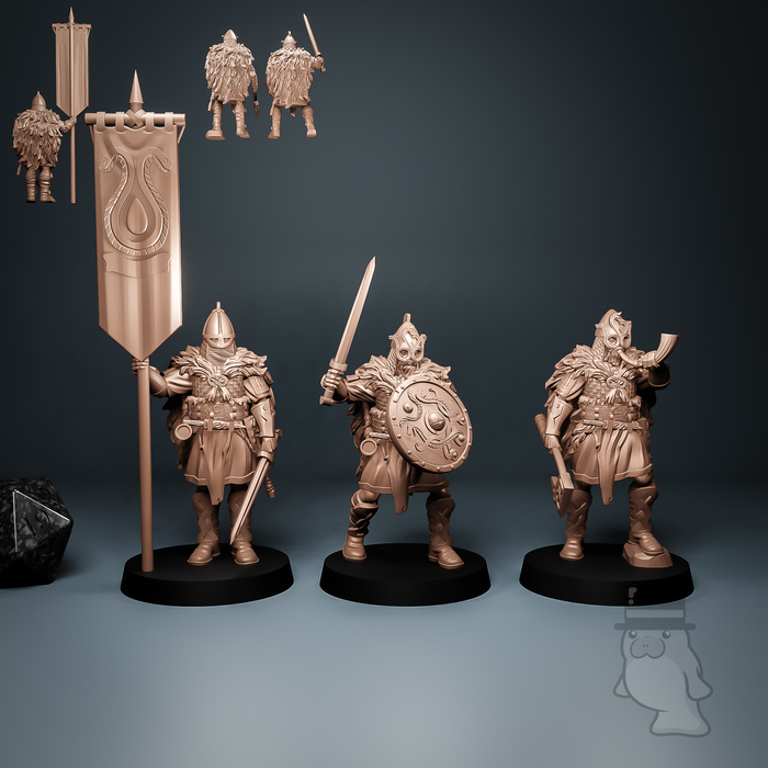 Serpent Clan Champions - Dark Ascendancy - Saga Minis :: Mini Manatee ...