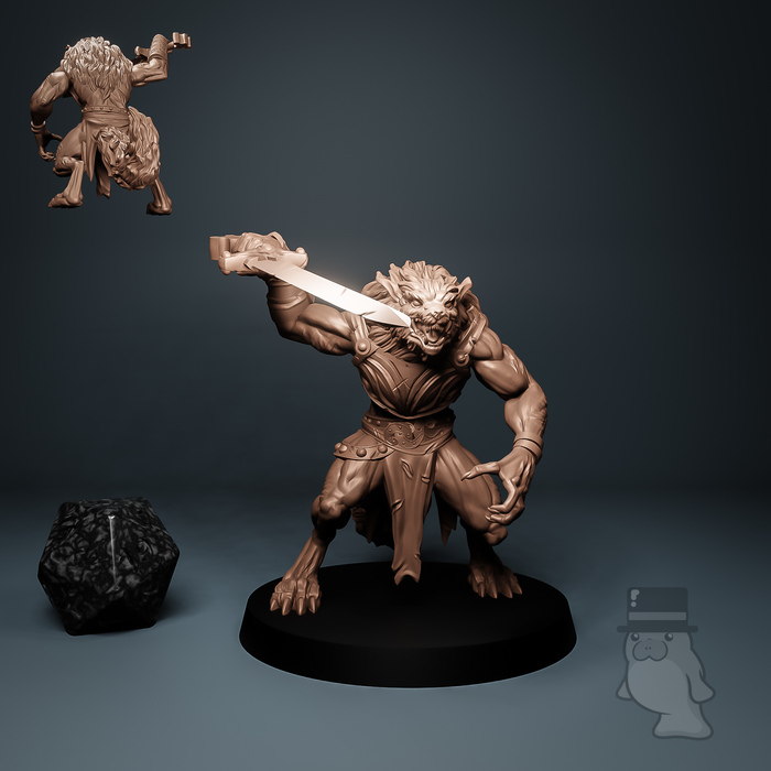 Werewolf Warrior - Dark Ascendancy - Saga Minis :: Mini Manatee New Zealand
