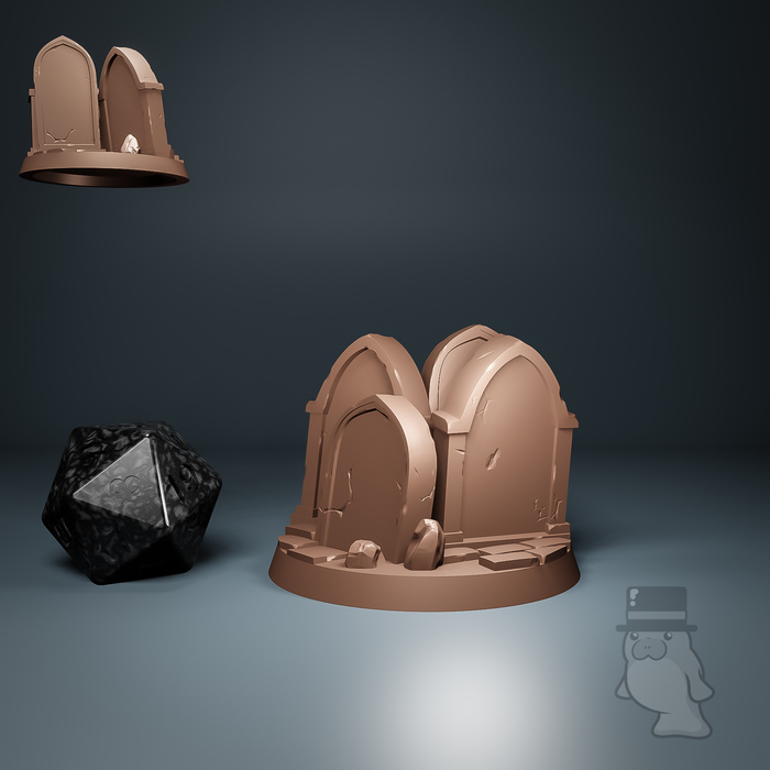 Grave Base 32mm - Dark Ascendancy - Saga Minis :: Mini Manatee New Zealand