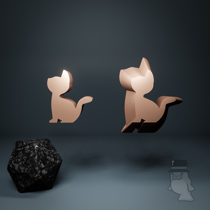 Animals 014 Cat - Meeples and Tokens - Cryptogene :: Mini Manatee New ...