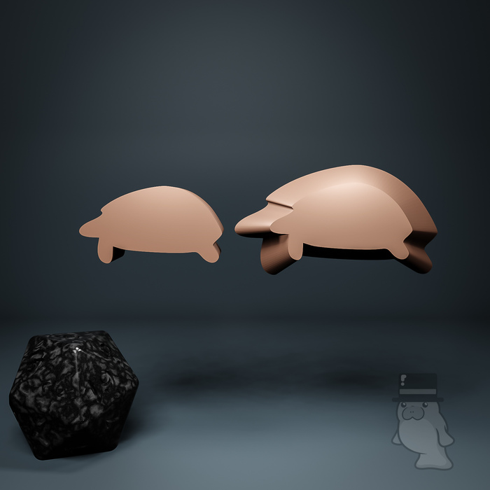 Animals 047 Turtle - Meeples and Tokens - Cryptogene :: Mini Manatee ...