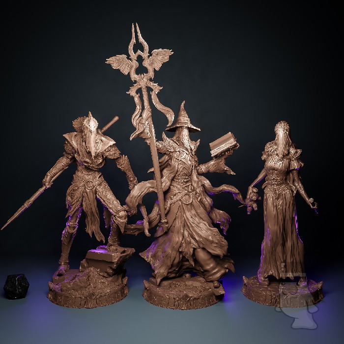 Lieutenant's Pack - Faceless King - Witchsong Miniatures :: Mini ...