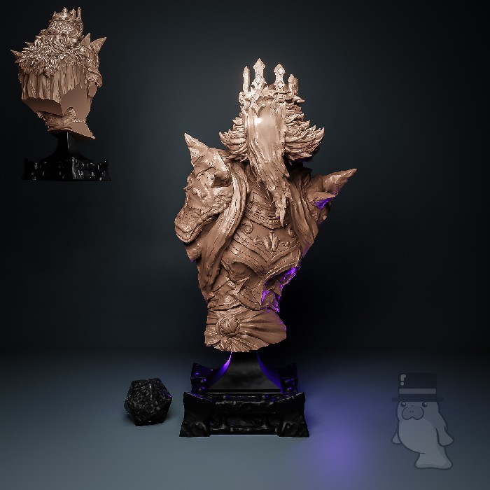 Faceless Queen Bust - Faceless King - Witchsong Miniatures :: Mini ...