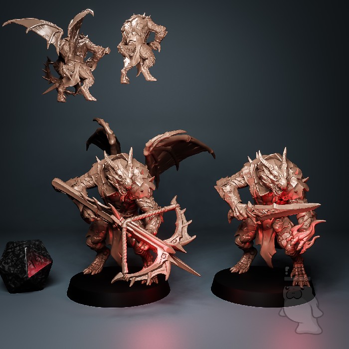 Draconian Shock Troop C - Draconian Scourge - Artisan Guild :: Mini ...