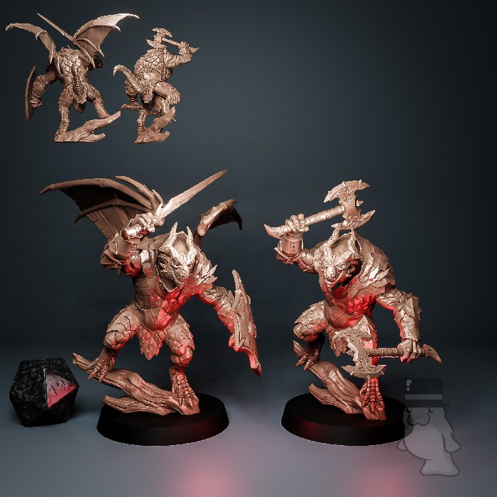 Draconian Shock Troop D - Draconian Scourge - Artisan Guild :: Mini ...