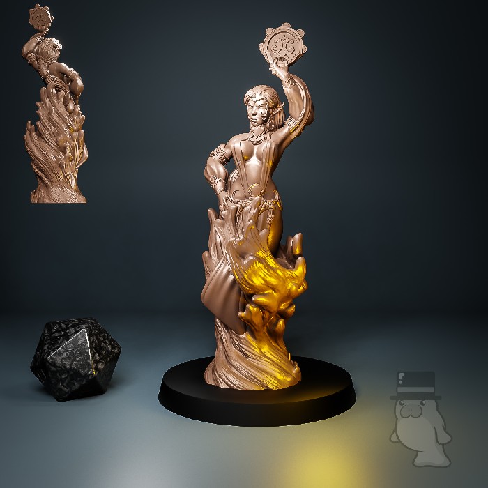 Water Djinn - Empire of Scorching Sands - EC3D Design :: Mini Manatee ...