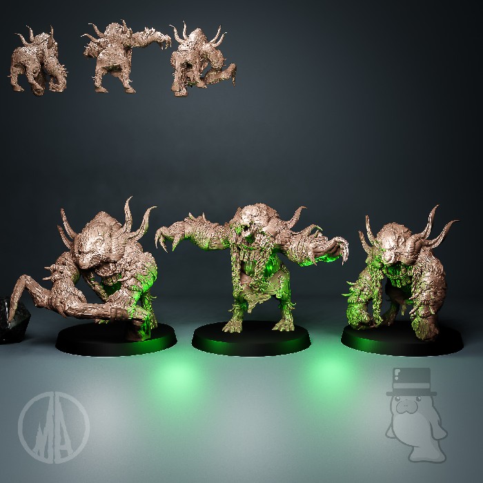 Werebears - Whispering Forest - Monolith Arts :: Mini Manatee New Zealand