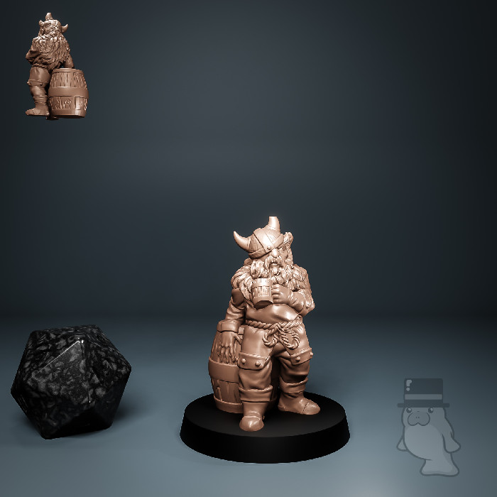 Dwarf Drunk 'Barely Standing' - Everyday Folk Vol II - EC3D Design ...
