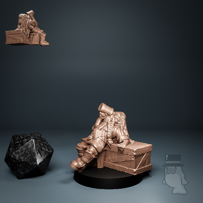 Dwarf Drunk 'Its Everyday Bro' - Everyday Folk Vol II - EC3D Design ...