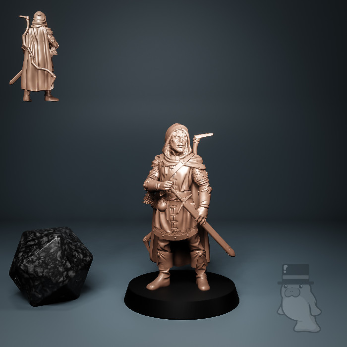 Male Human - DnD Heroes: Rangers - Tytan Troll :: Mini Manatee New Zealand