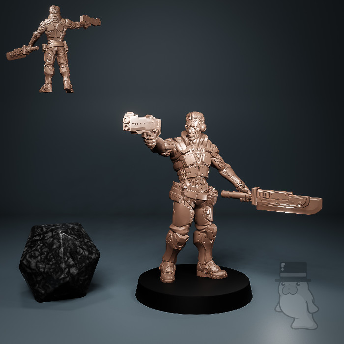 Adam Slasher PCPD Special Force Hunter - Cyber Saga - Papsikels :: Mini ...