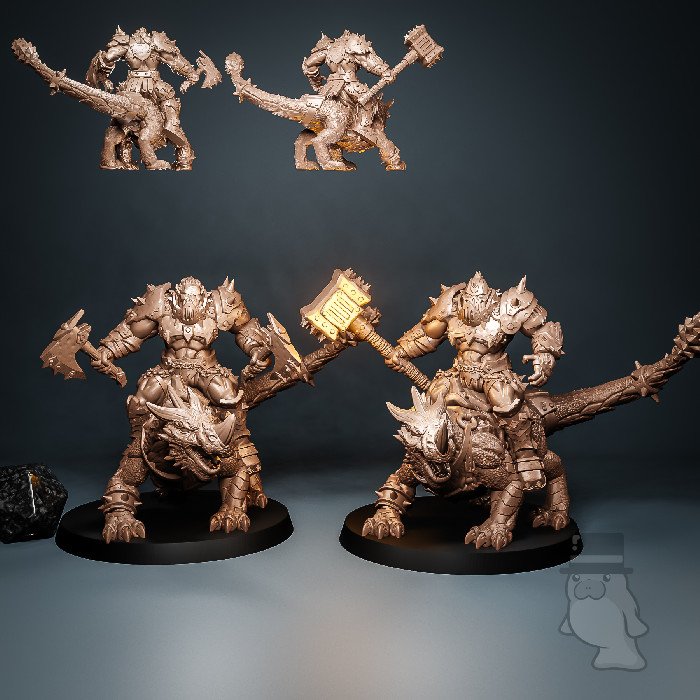 Fire Drake Rider A - Fire and Iron - Imagine Minis :: Mini Manatee New ...