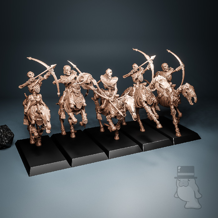 Light Cavalry Bows Regiment - Pharaoh's Legacy Undead Army - Crab ...