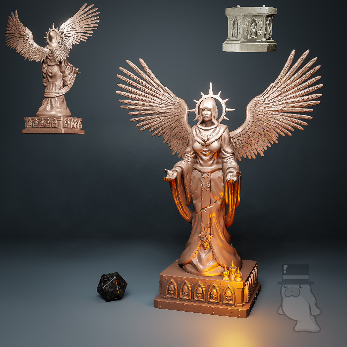Priestess Statue Empty - February24 - Tainted Windmill :: Mini Manatee ...