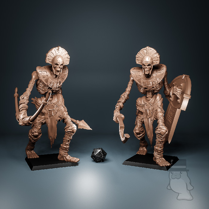 Skeleton Giant 2 - Pharaoh's Legacy Undead Army - Crab Miniatures ...