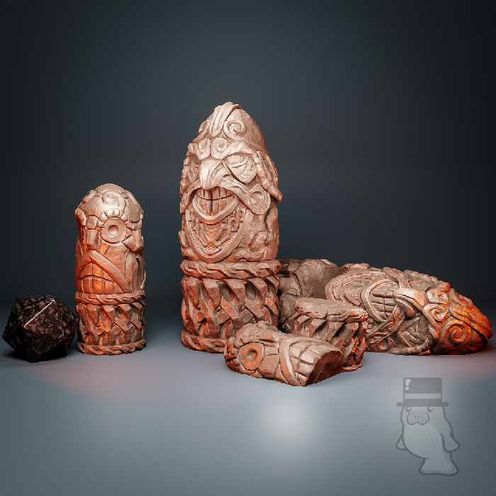 Dwarven Stone Idols - The Quest for Goldvein - Artisan Guild :: Mini ...