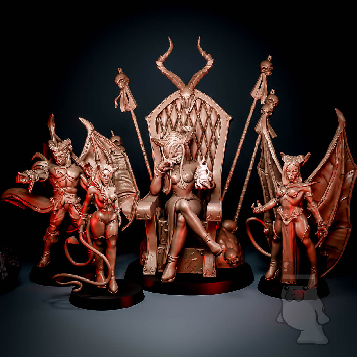 The Throne Room - Blood Demons - Francesca Musumeci :: Mini Manatee New ...