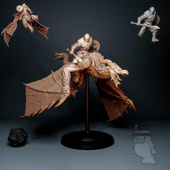 Wyvern Rider A - Vanguard Fighters Guild - Artisan Guild :: Mini ...