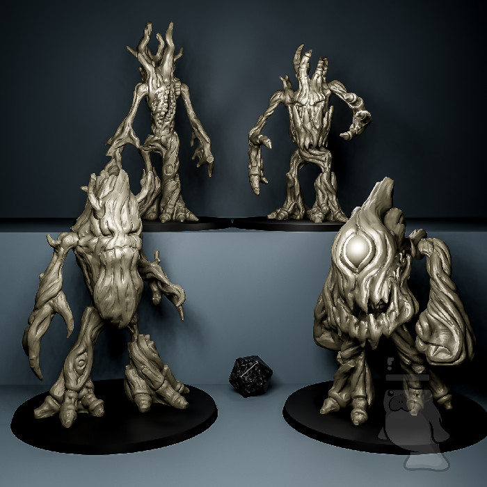 Corrupted Treants - Dreadgrove - 3D Rogue :: Mini Manatee New Zealand