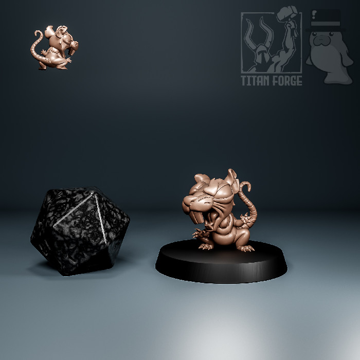 CHIBI Dire Rat - Titan Forge :: Mini Manatee New Zealand